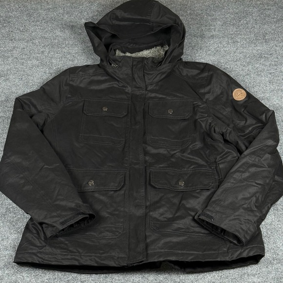 Gerry Weber | Jackets & Coats | Gerry Large Black Full Zip Hooded Parka ...